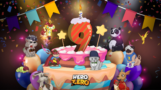 Hero Zero Turns Nine, Events And New Sidekicks Up For Grabs