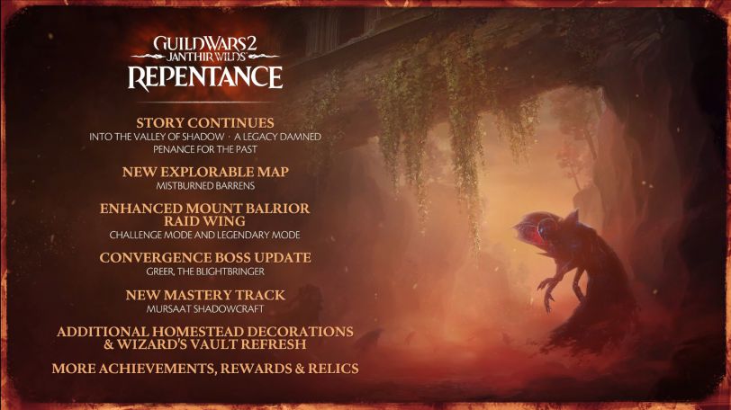 The Next New Map Arrives In Guild Wars 2 Next Week As Just One Part Of The MMO's "Repentance" Update